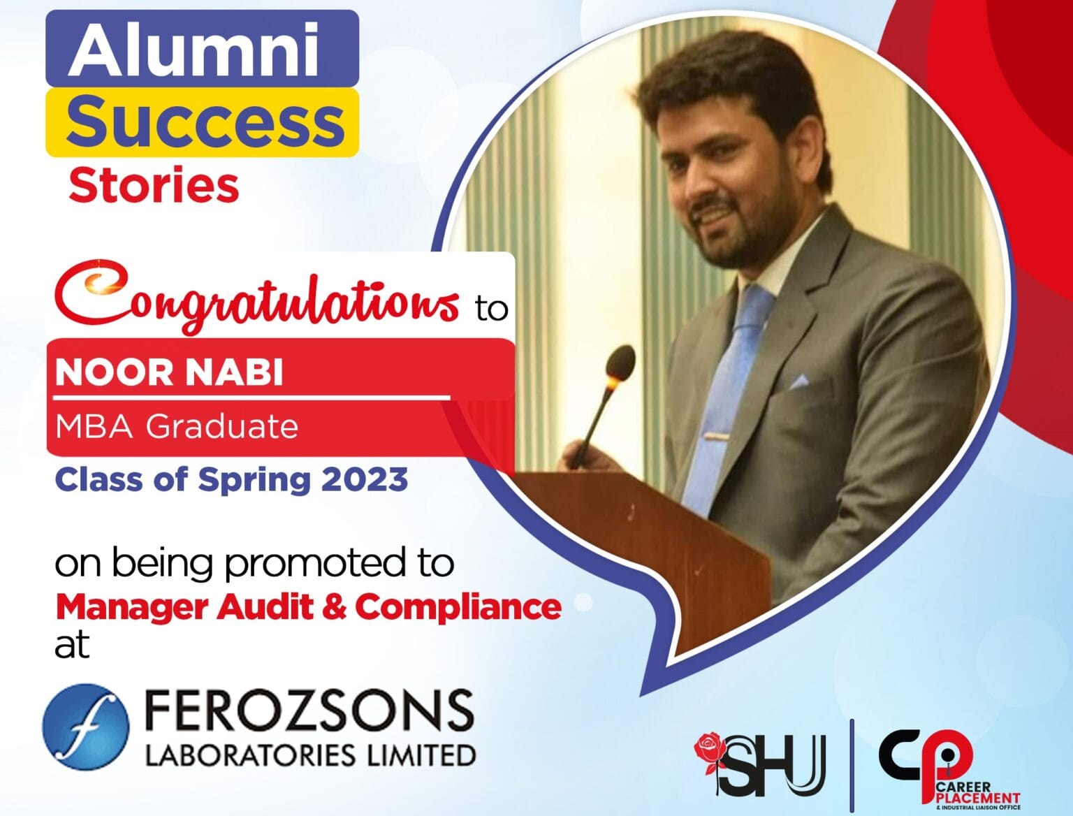Alumni Success Story - Noor Nabi, MBA Class of 2023 - Salim Habib ...