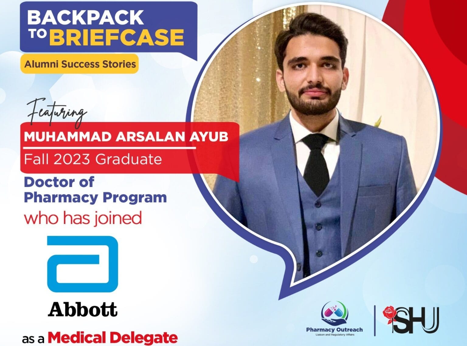 Alumni Success Story - Arsalan Ayub, PharmD Graduate of 2023 - Salim ...