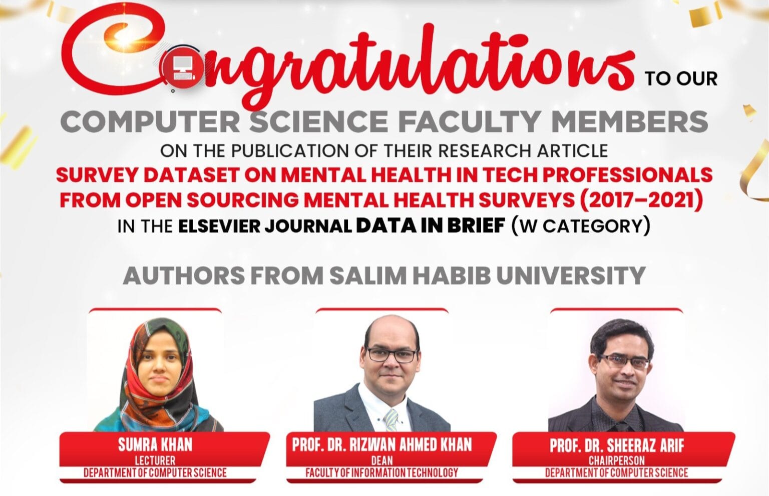 Research Article Co-Authored by Computer Science Faculty Members ...