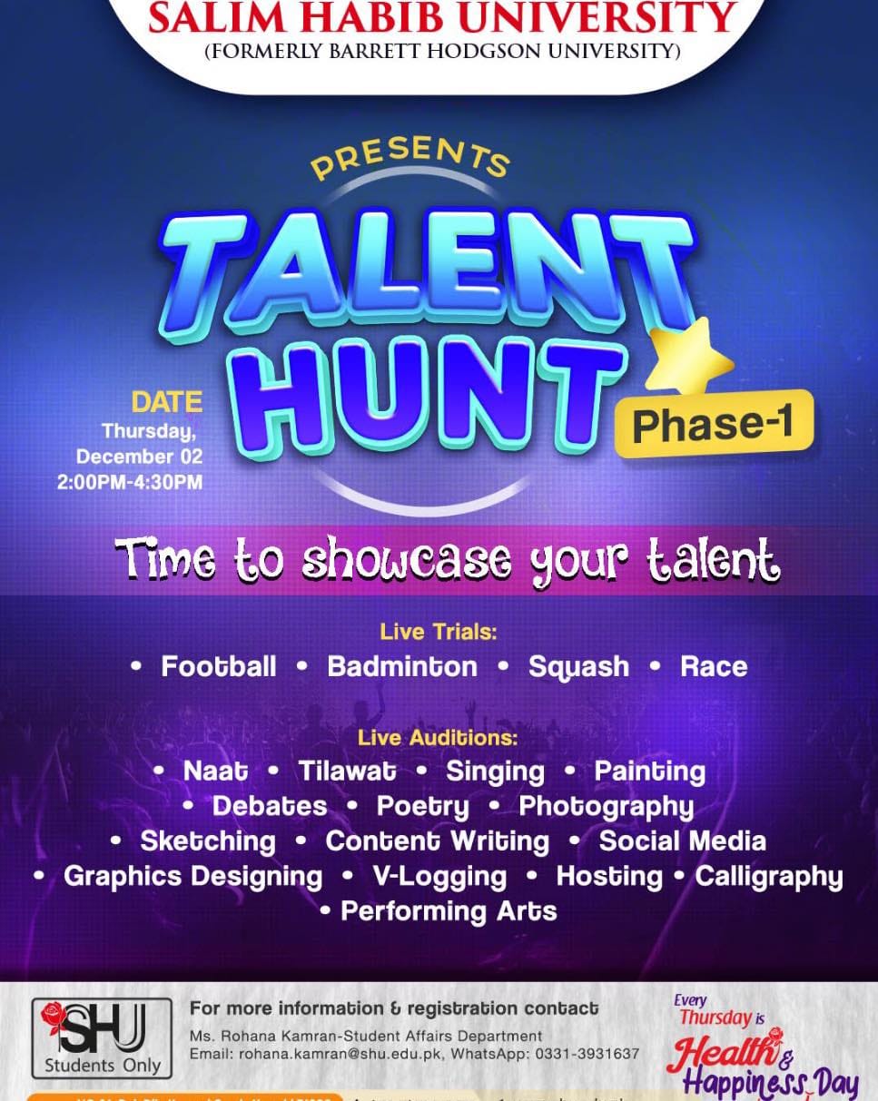 Talent Hunt phase-I