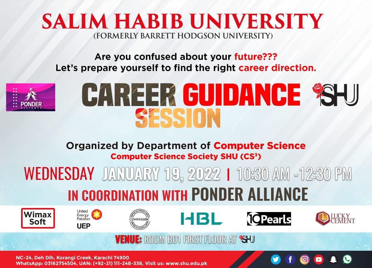 CAREER GUIDANCE SESSION – Salim Habib University