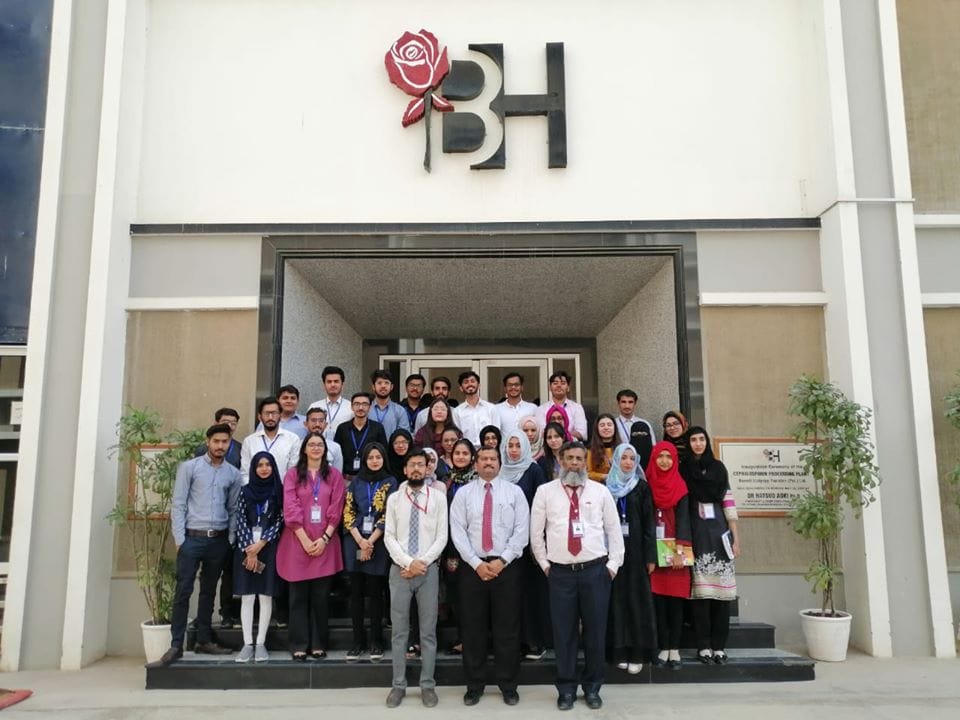 INDUSTRIAL VISIT TO BARRETT HODGSON PAKISTAN (BHP) – Salim Habib University