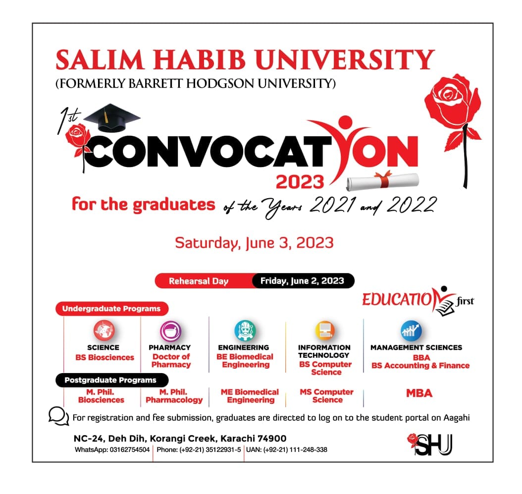Our 1st Convocation being held on June 3, 2023