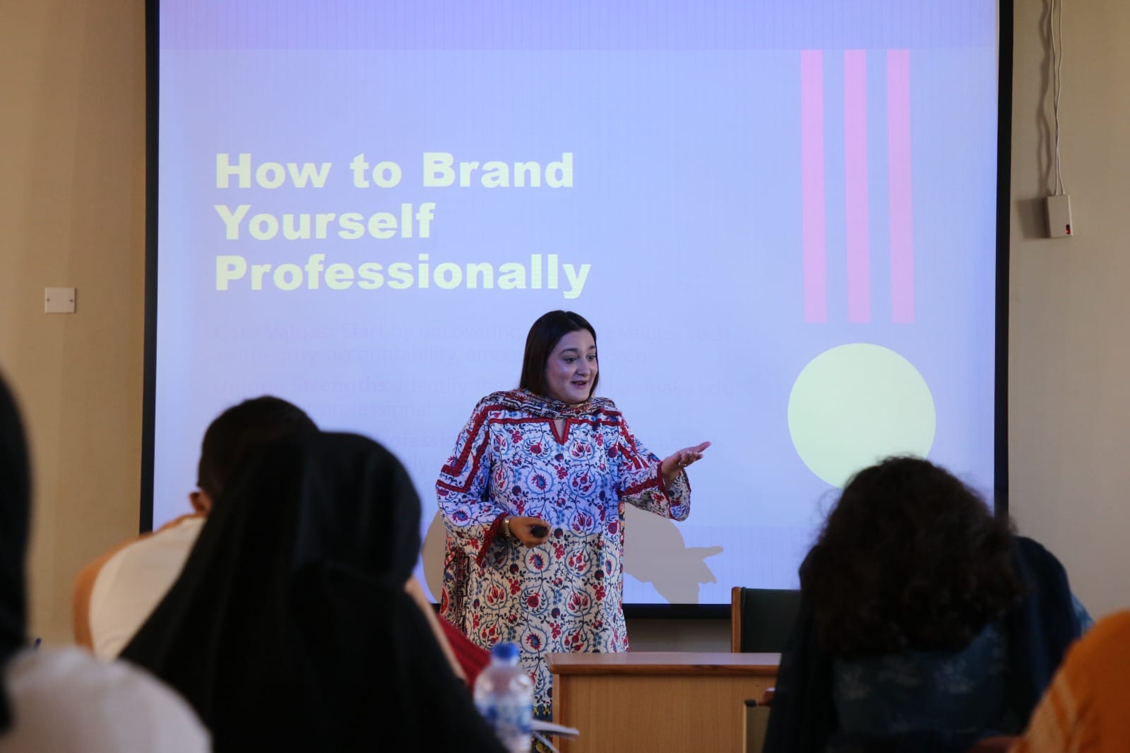 Seminar – How to Brand Yourself Professionally – Salim Habib University