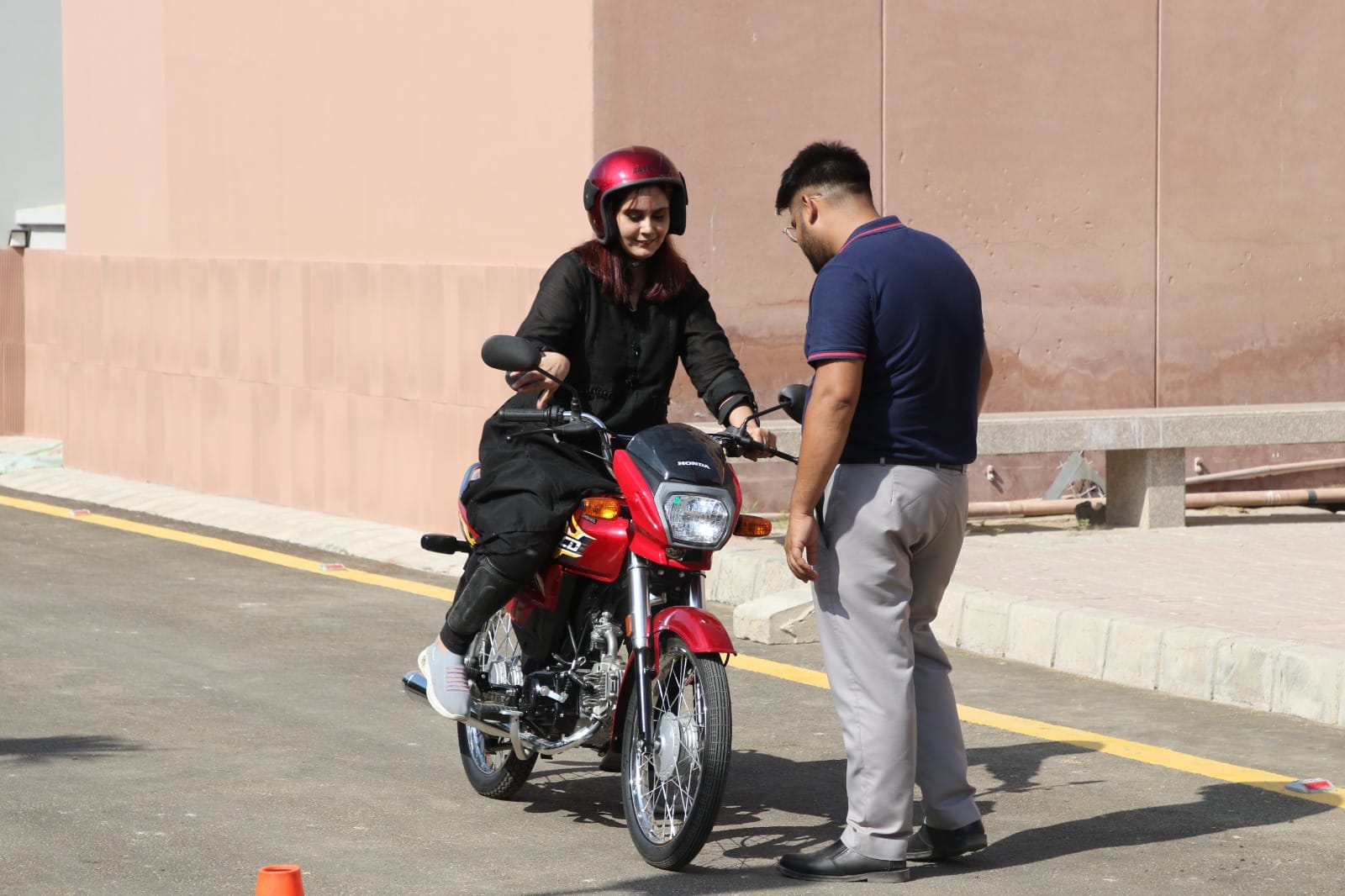 CLT Training Session on Safe Motorcycle Riding – Salim Habib University