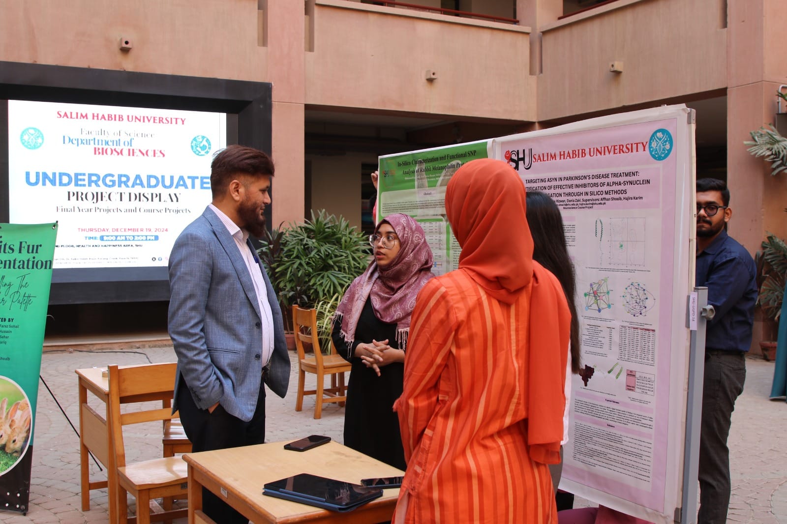 Biosciences Undergraduate Project Display – Salim Habib University