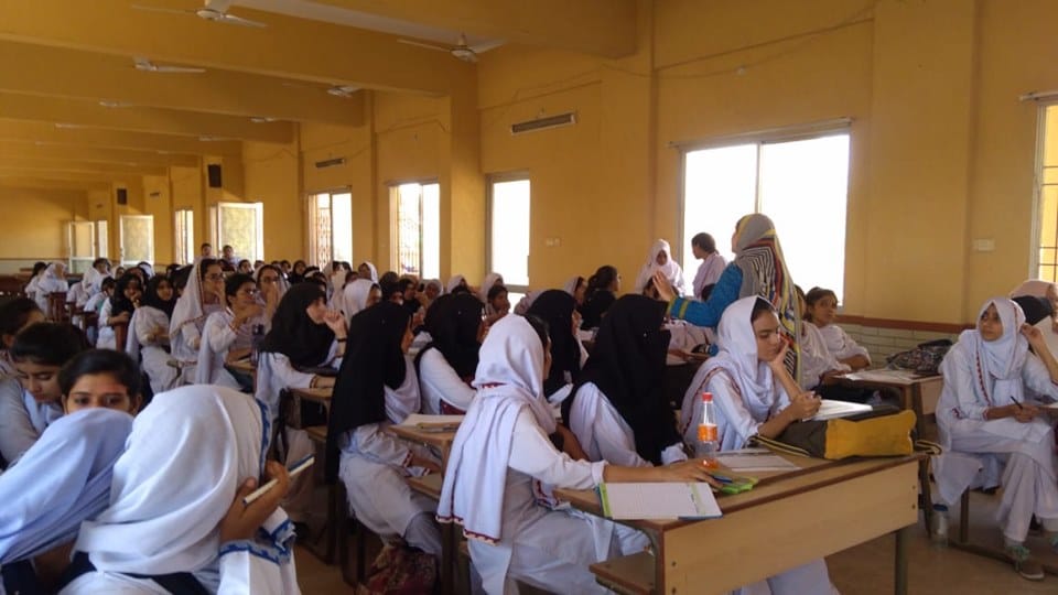 Outreach visit to Govt. Degree Girls College (Sheikh Zaid Islamic Centre) – Salim Habib University