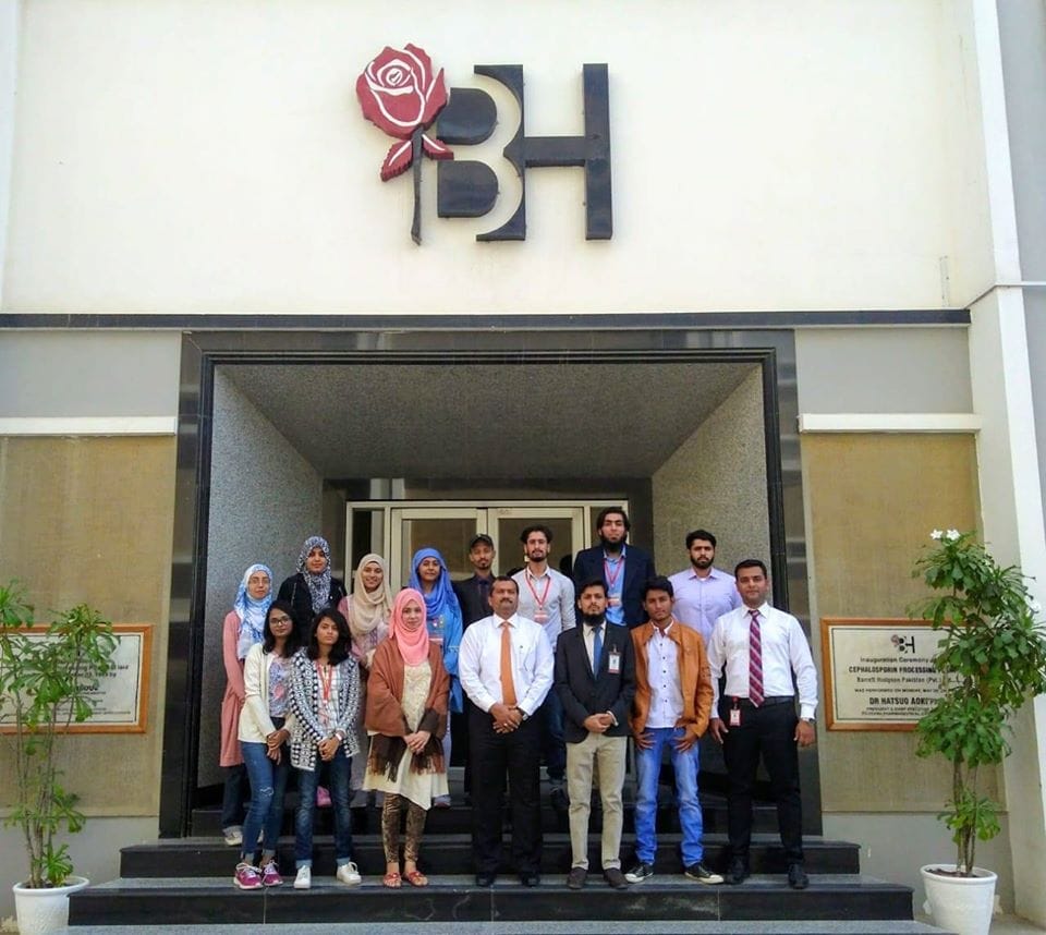 INDUSTRIAL VISIT TO BARRETT HODGSON PAKISTAN (BHP) – Salim Habib University