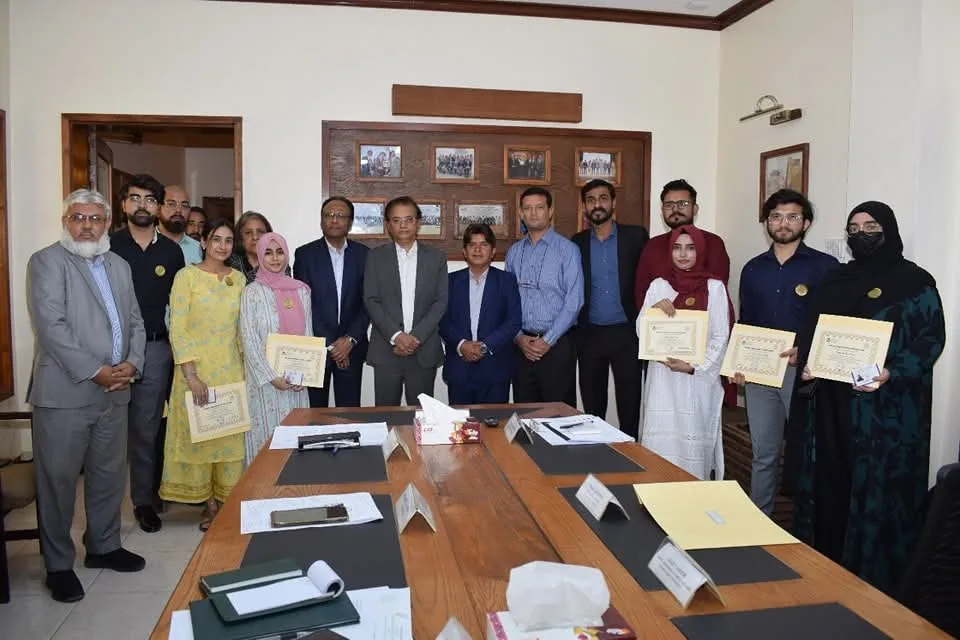 SHU Student Brand Ambassadors Awarded Certificates by Sindh Ombudsman